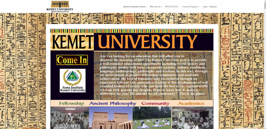 Kemet University Project Developed By Worldwin Coder
